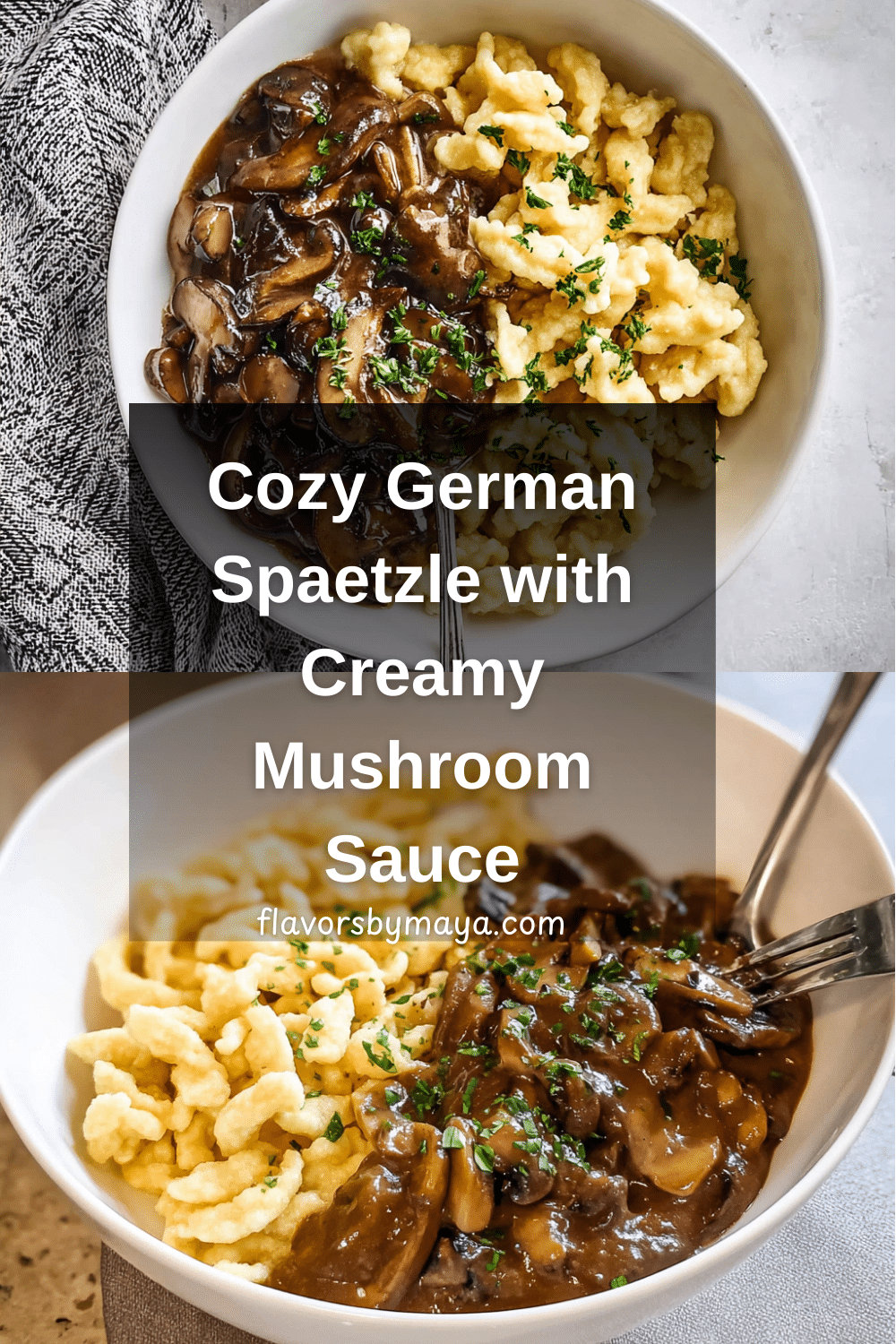 Authentic German Spaetzle Recipe: Cozy Satisfaction with Mushroom Sauce