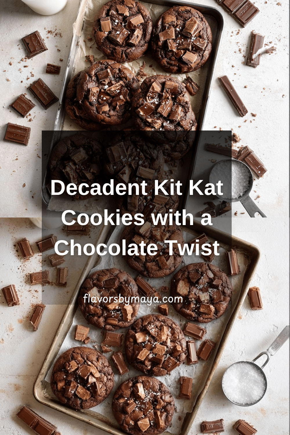 Kit Kat Cookies Recipe - Decadent Chocolate Cookie Delight