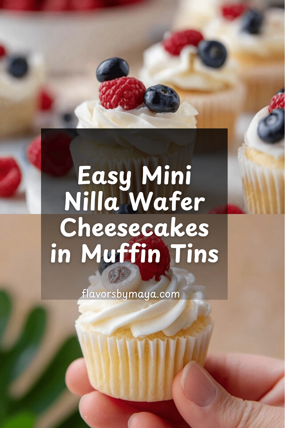 Mini Nilla Wafer Cheesecakes: Easy Bite-Sized Desserts
