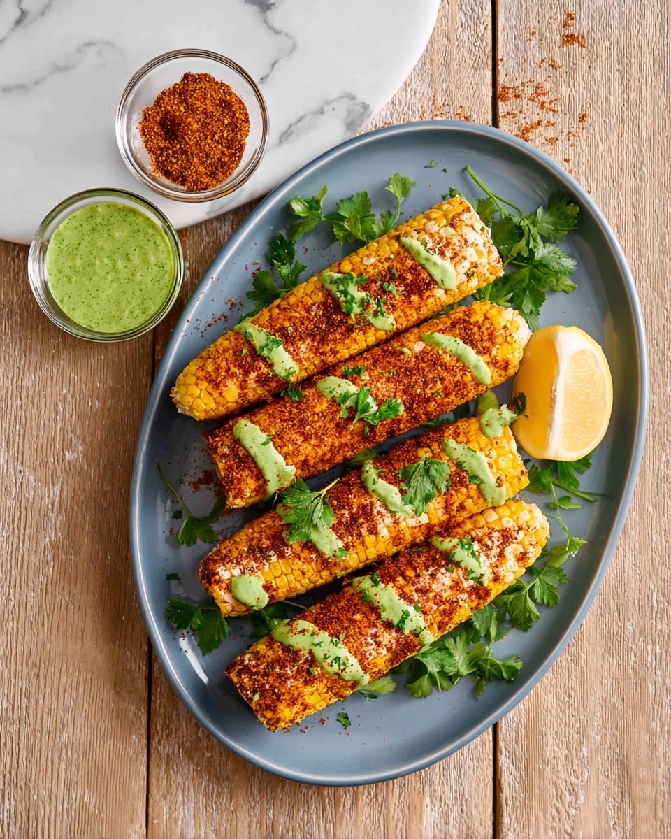Shawarma Corn on The Cob: Flavorful Middle Eastern Spiced Corn