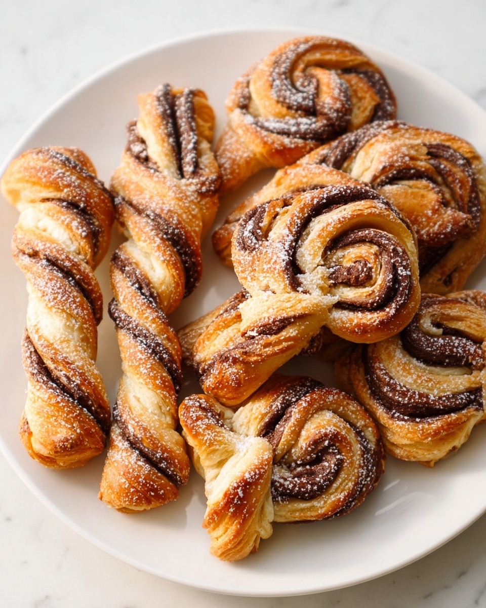 Nutella Puff Pastry Twists & Knots – Irresistible Chocolate Treats